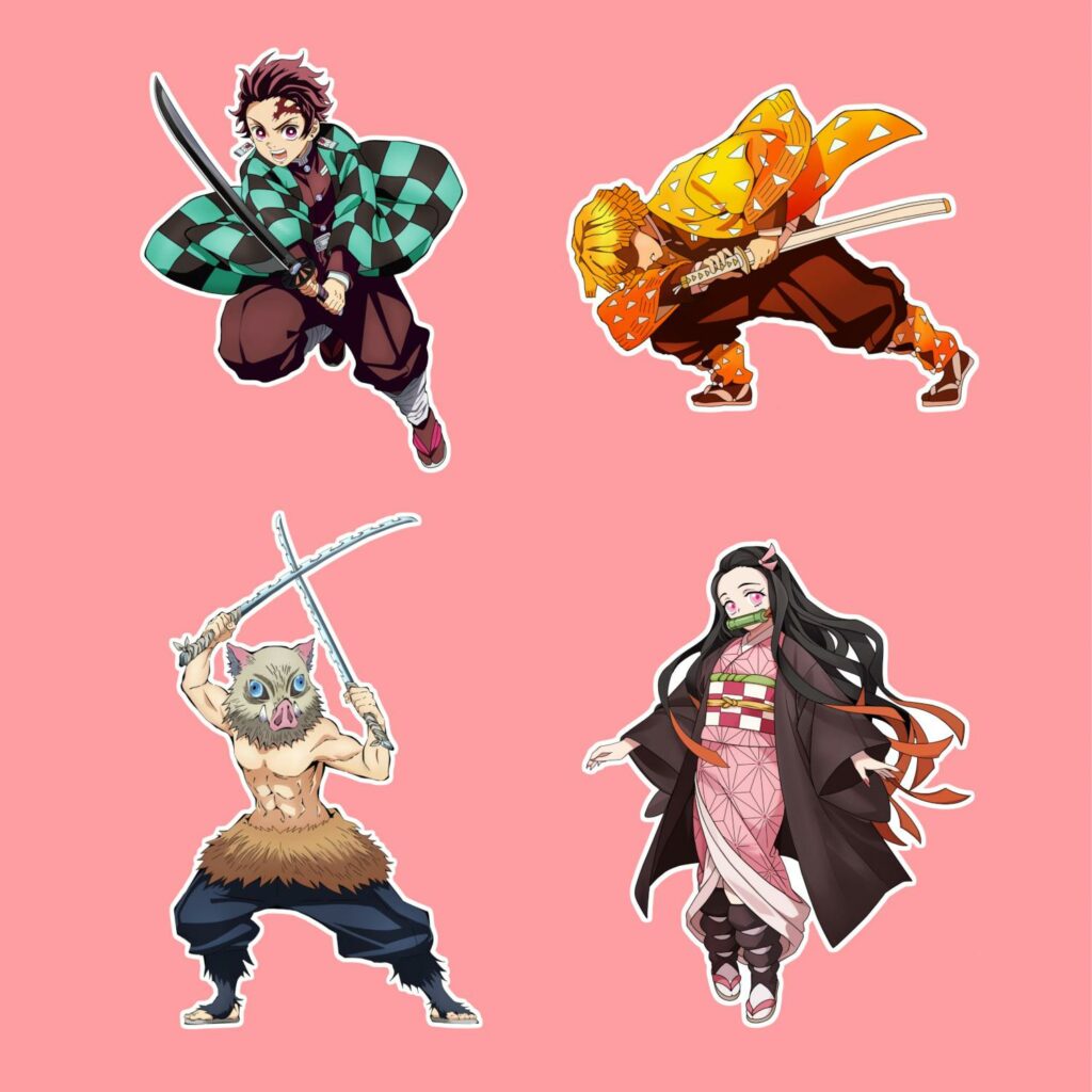 Demon Slayer (Kimetsu no Yaiba) Stickers I - PureArtz