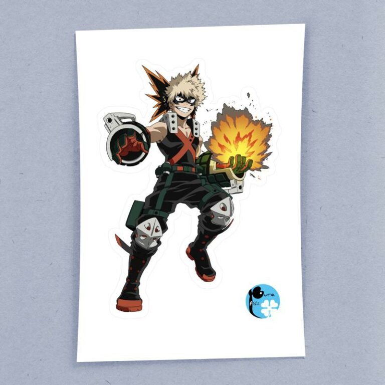 Bakugo Katsuki MHA I – Laptop Sticker - PureArtz