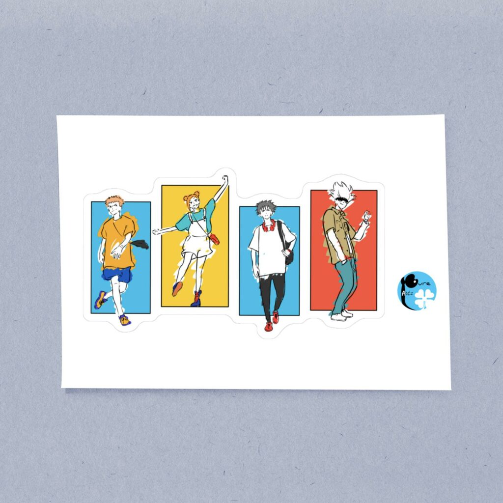 Jujutsu Kaisen – Laptop Sticker - PureArtz